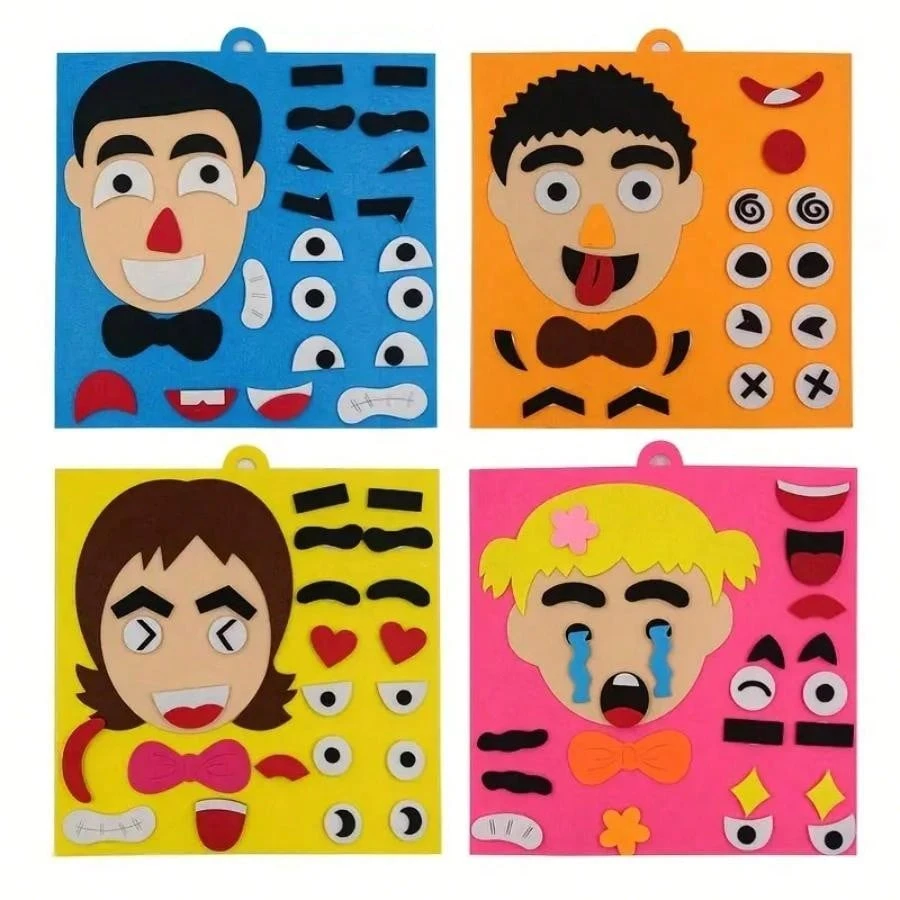 Magic Face Preschool Felt Toy,Face Felt Board For Social Emotional ...