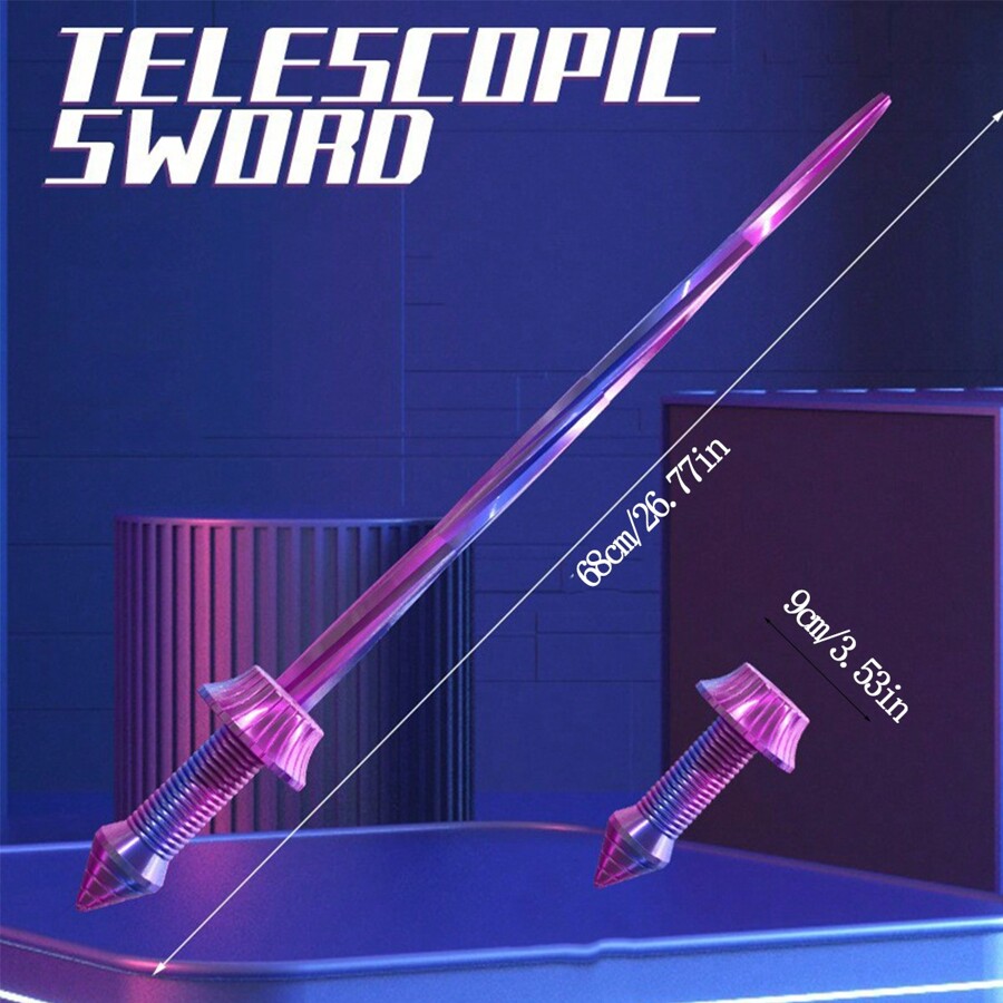 Gravity Defying Telescopic Sword Spiral Sword 3d, Expandable | SHEIN UK