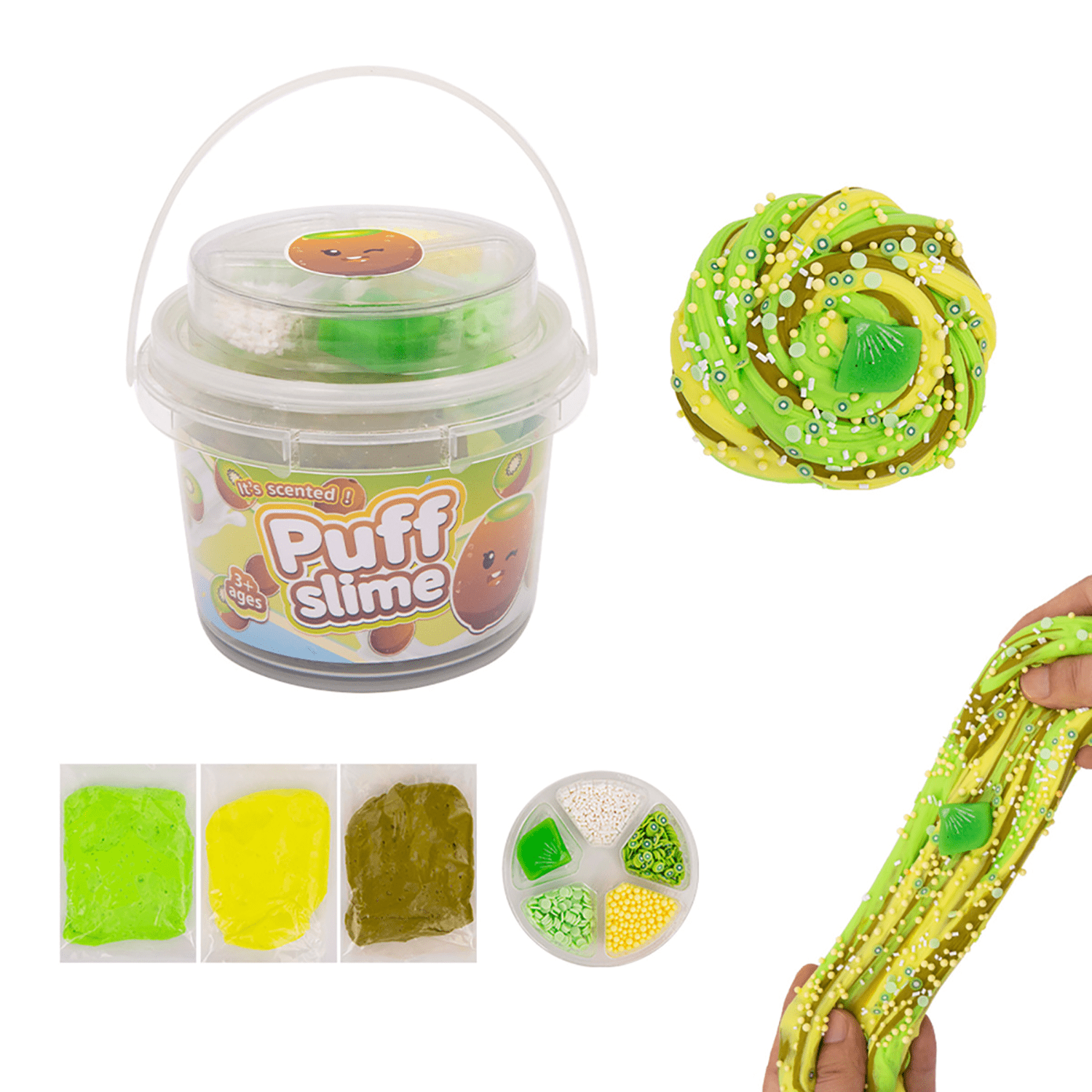 Fruit Flavored Slime Pastry And Jelly-Like Texture Diy Kit With ...