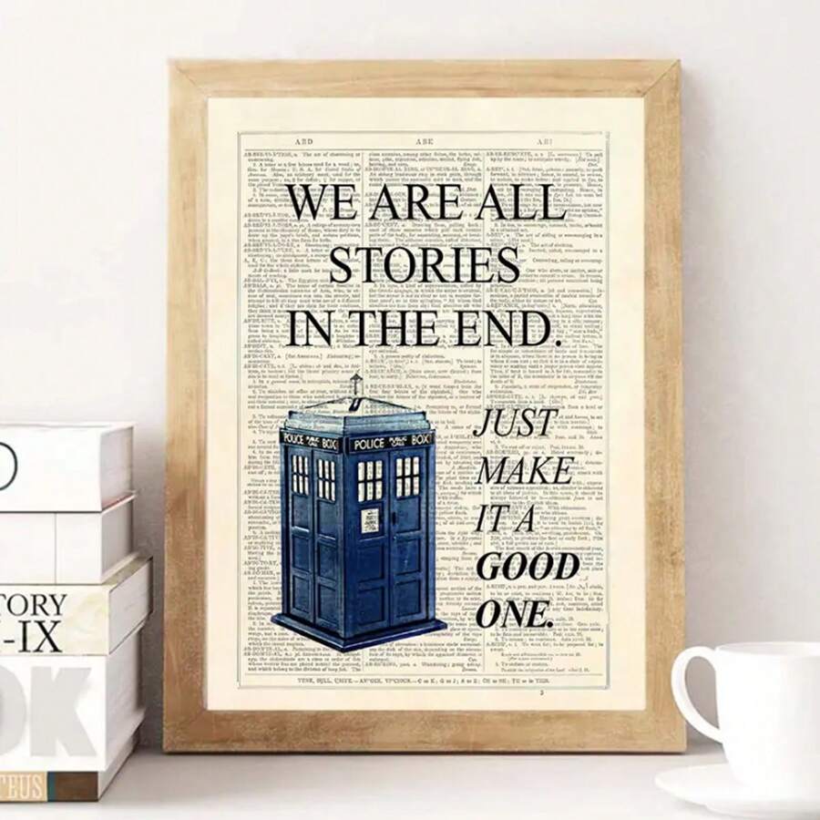 1 Piece Classic Tv Show Poster Print - All Stories Ultimate Dictionary ...