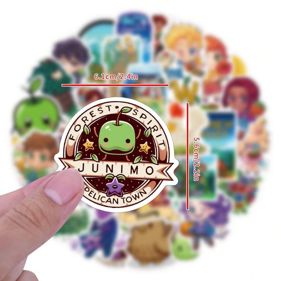 52PCS Stardew Valley Stickers Stardew Valley Merch Stardew Valley ...