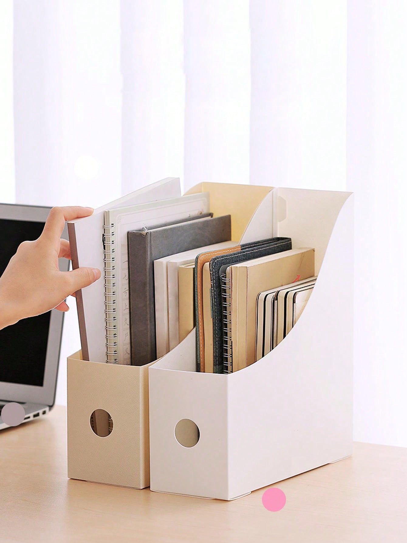 Office Desk Book Storage Box Multi-Functional Dormitory Book Storage ...