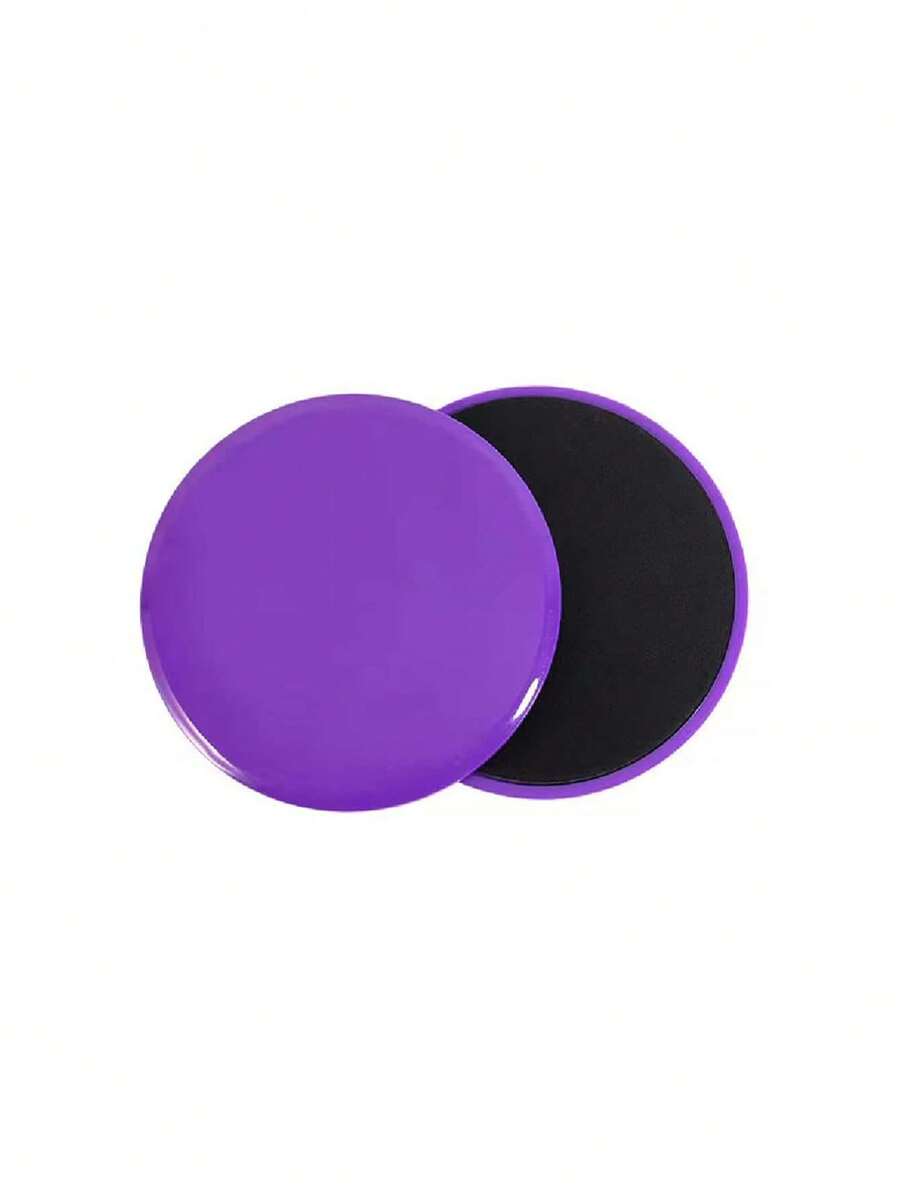Purple 2-Pack Sliding Disc Yoga Abdominal Muscle Fitness Foot Sliding ...