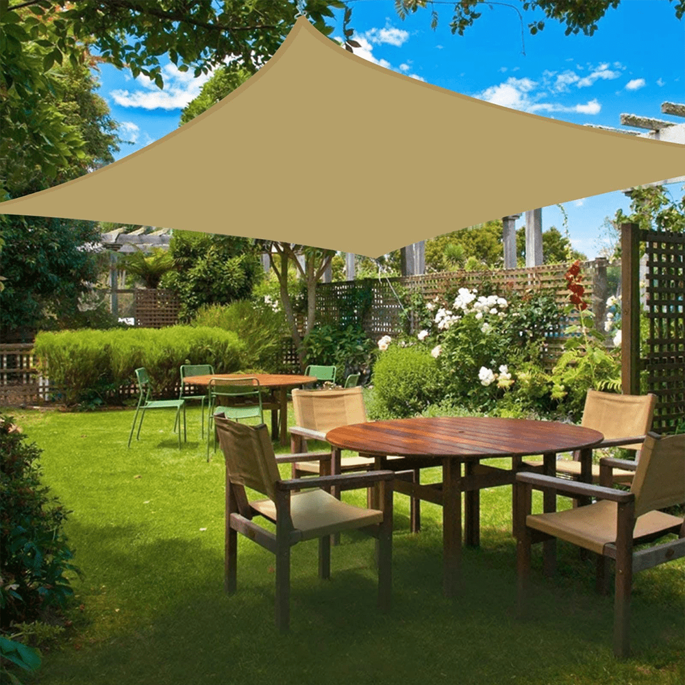 Sun Shade Sail Rectangle Outdoor Canopy Cover UV Block For Backyard ...