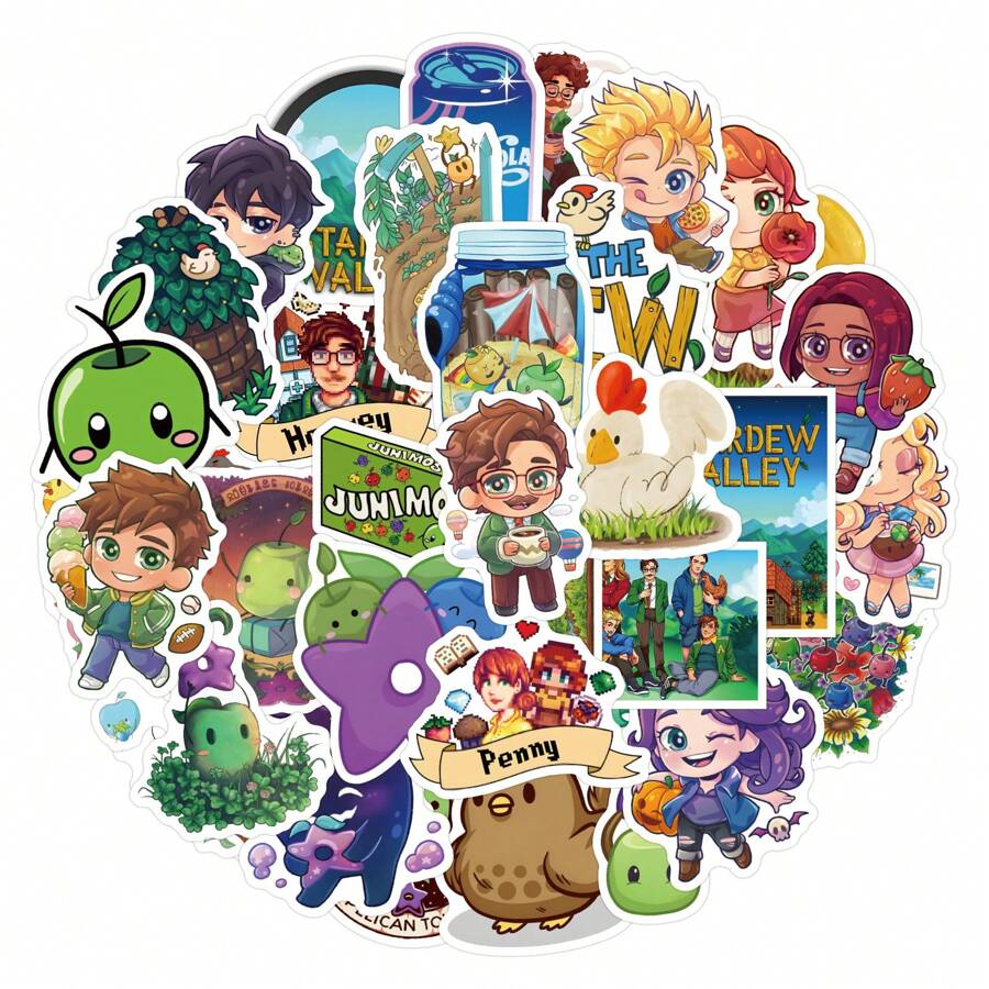 52PCS Stardew Valley Stickers Stardew Valley Merch Stardew Valley ...