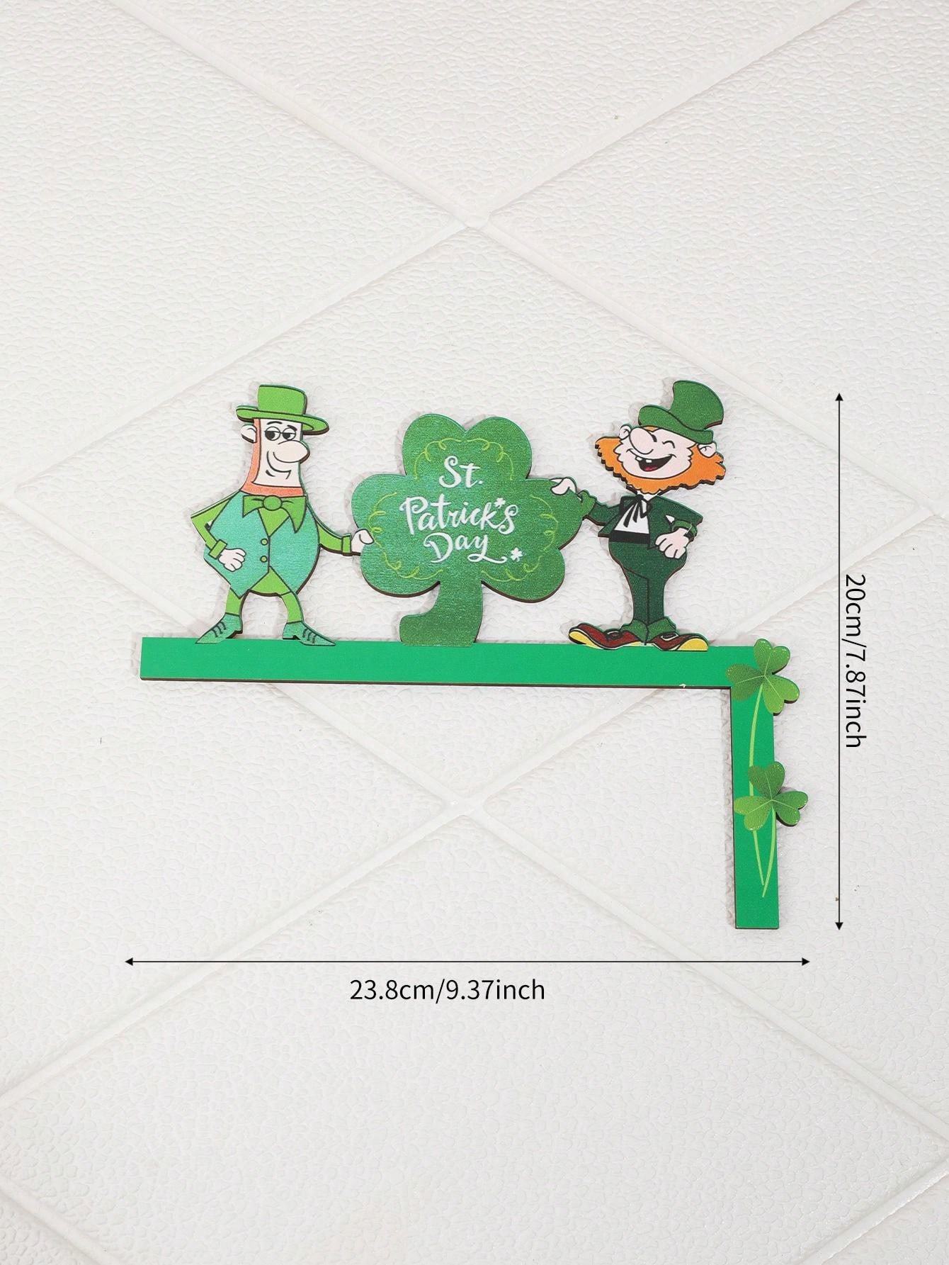 Cadre Décoratif D'angle Décoratif En Bois Pour La Saint-patrick ...