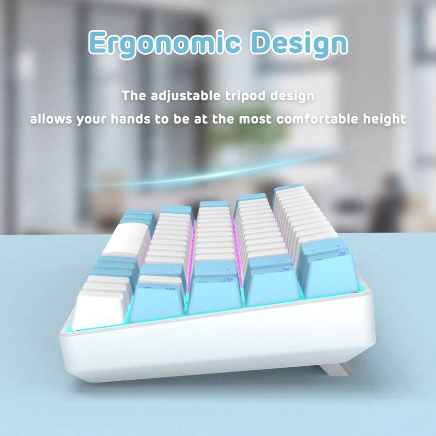 Clavier De Jeu Mécanique 60% Manbasnake Mk14, Clavier De Bureau Filaire ...