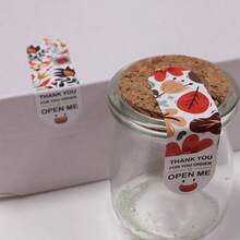 100pcs/Pack Cute Emoticon Rectangle Stickers For Gift Boxes, Sealing ...