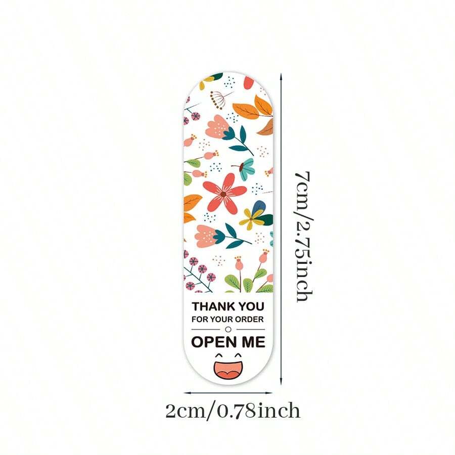 100pcs/Pack Cute Emoticon Rectangle Stickers For Gift Boxes, Sealing ...