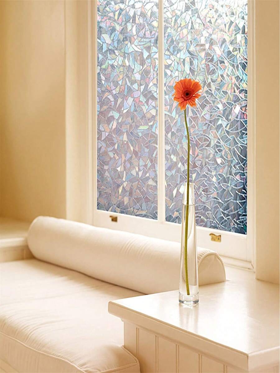 Stained Glass Window Film,Window Privacy Film, Static Cling Window ...