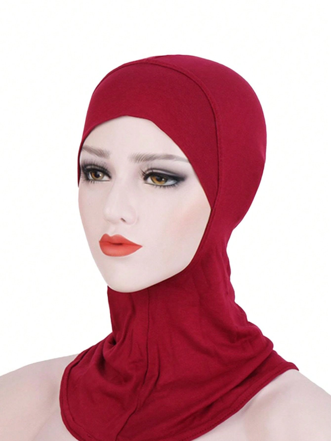 1 Piece Solid Color Multi-Color Women'S Cross-Border Modal Hijab Women ...