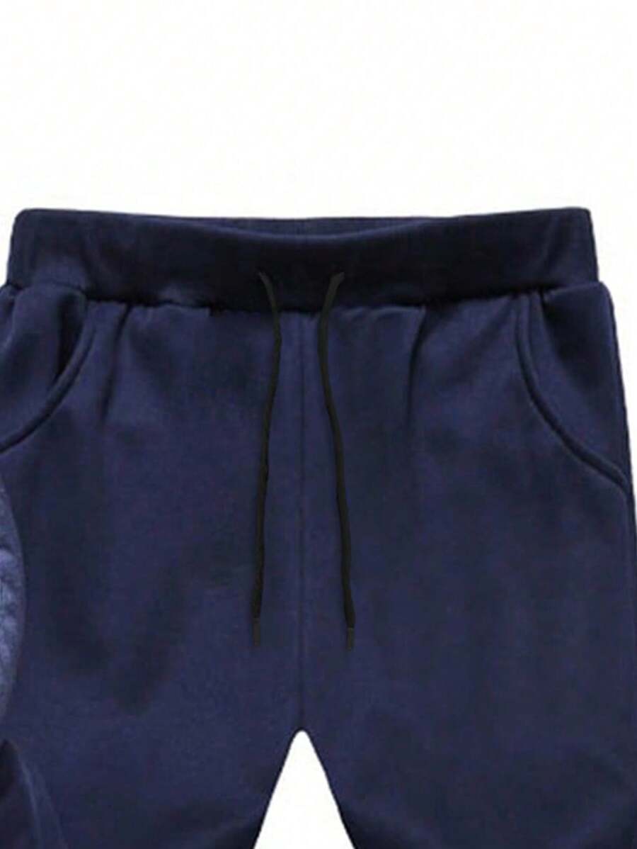 Thick And Warm Winter Sportswear Set, Sweatshirt And Long Pants, 2pcs ...