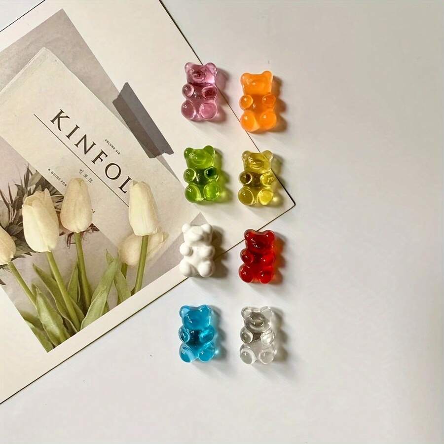 10pcs, Refrigerator Magnets, Mixed Large Bear Refrigerator Magnets ...