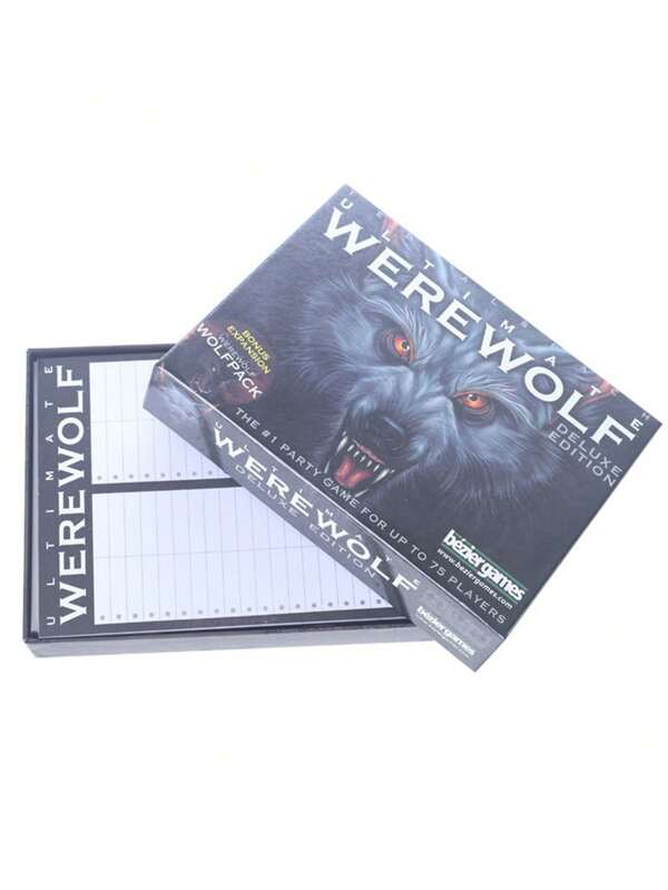 1pc Board Game Cards, English Version One Night Ultimate Werewolf ...