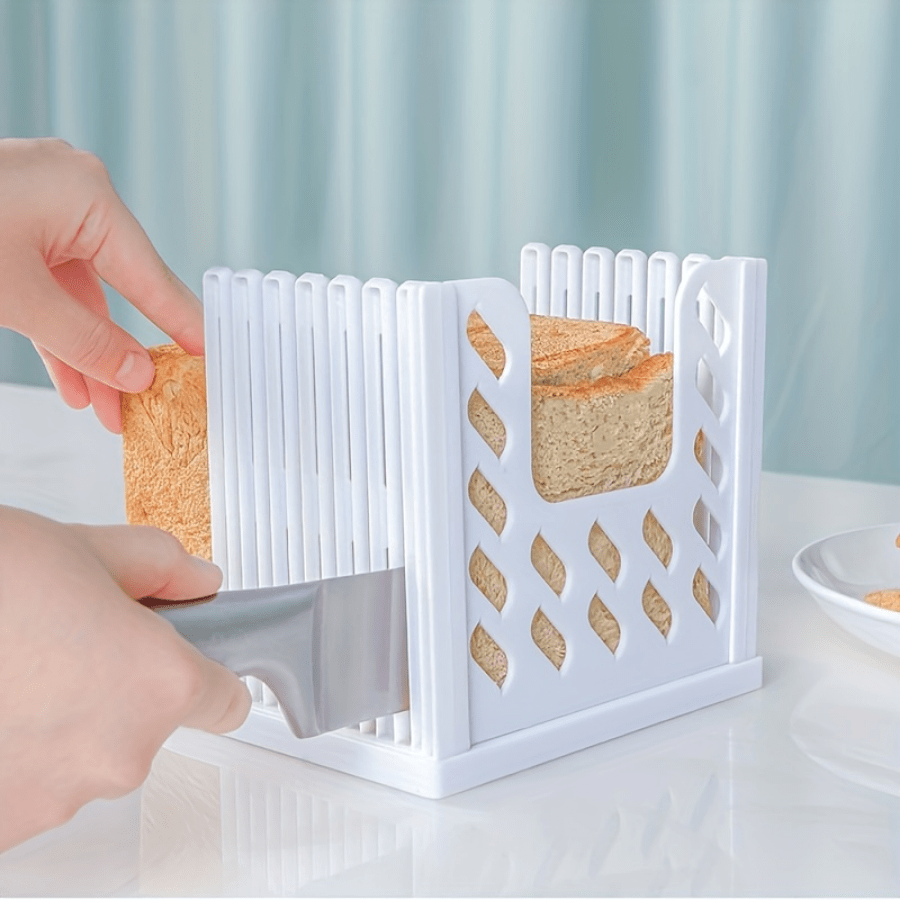 1pc Adjustable Toast Slicer, Homemade Bread Cutting, Plastic Bread ...