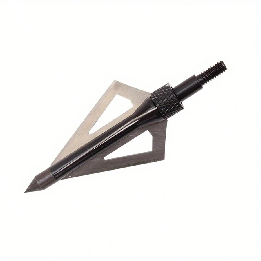 6 Pcs 100 Grain 3 Fixed Blade Hunting Broadheads Archery Arrow Hunting ...