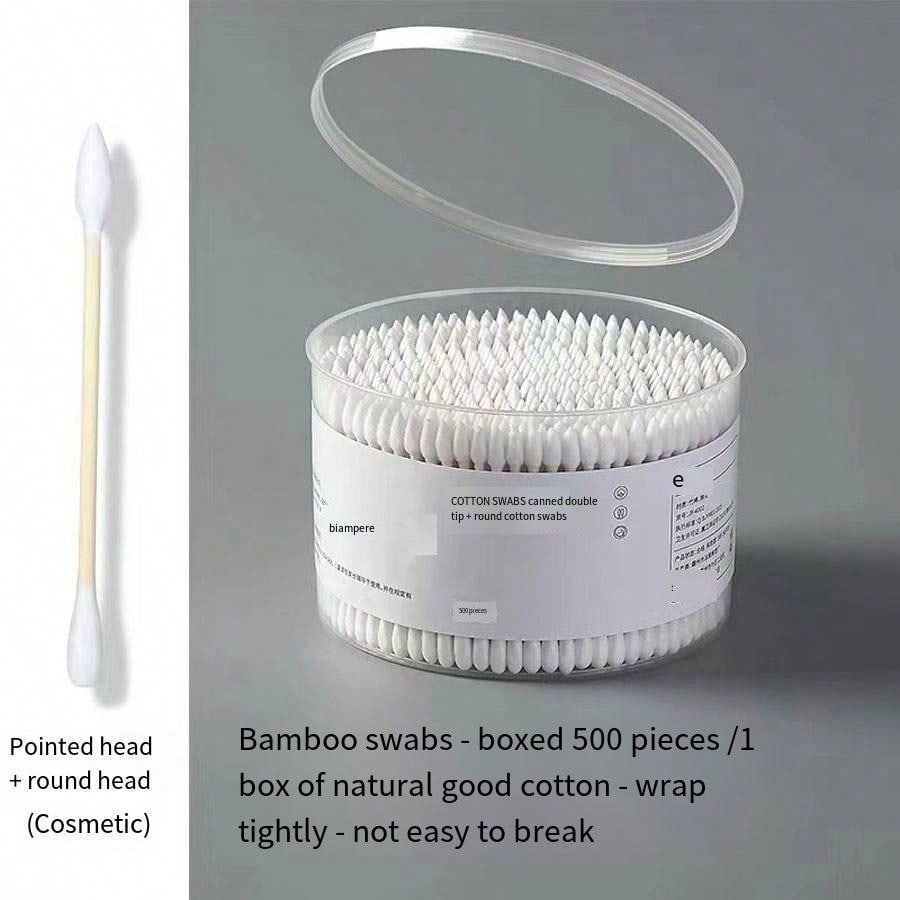 Double-Ended Cleaning Swab-2 Boxes, Ear Cleaning And Makeup Removal ...