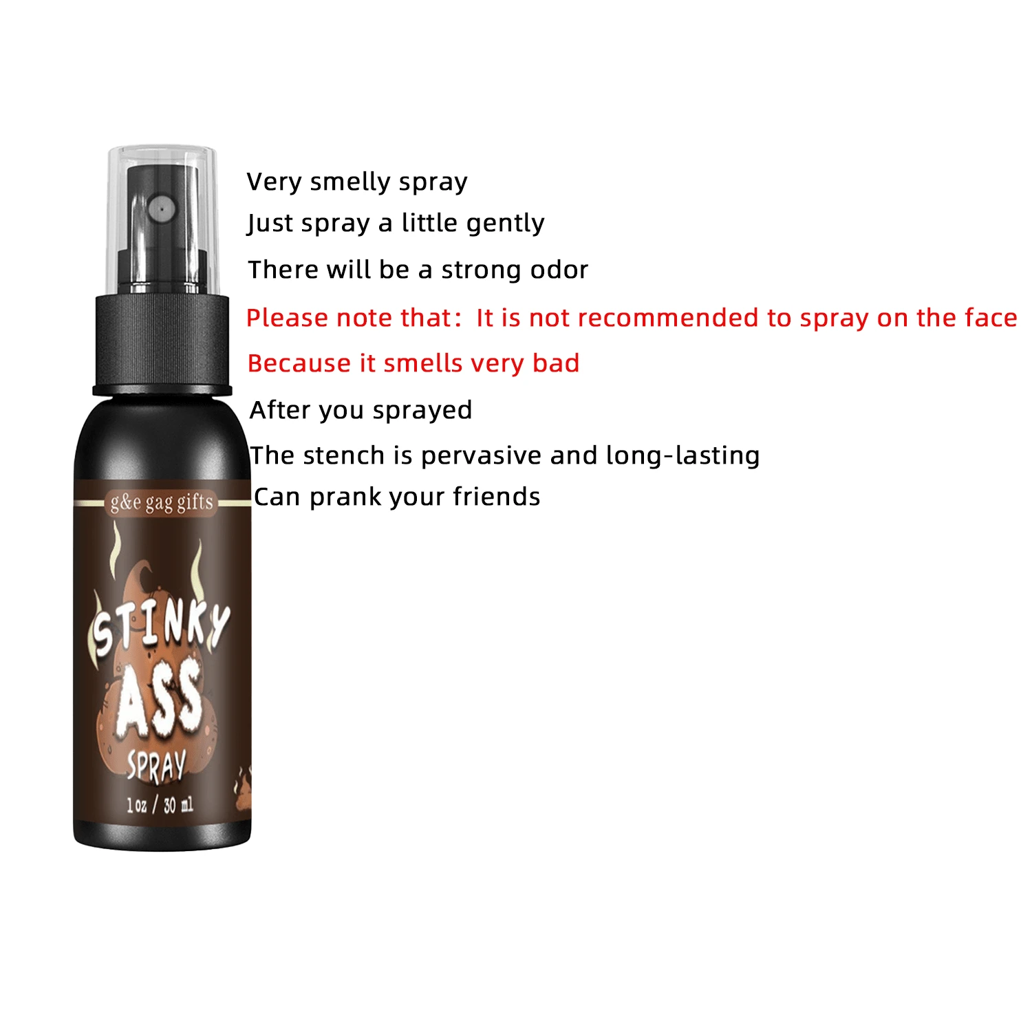 Stinky Fart Spray, Poop Smell, April Fool's Day Prank Toy, Spoof Stink ...