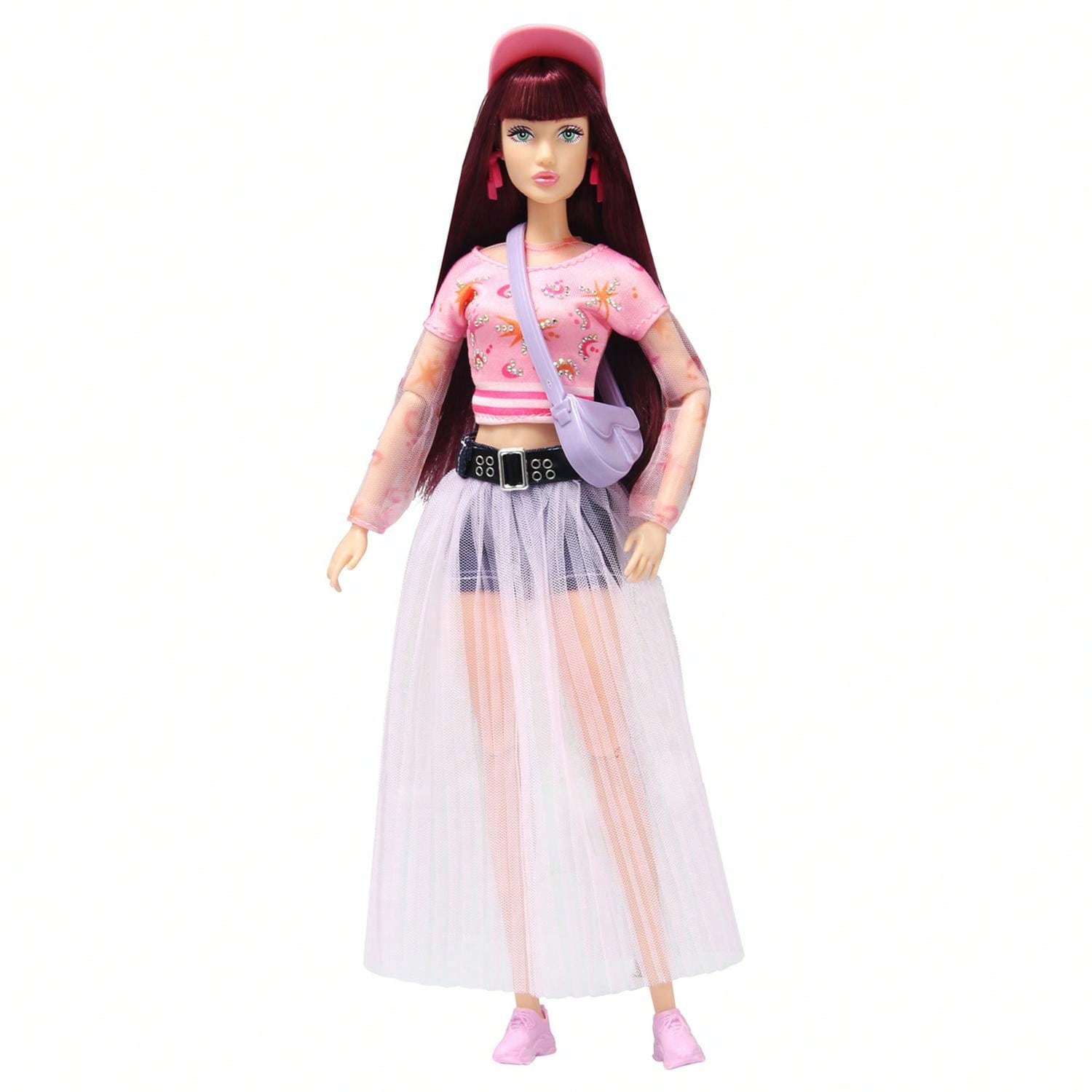 Fashion Model Doll, Pink Lady, Jointed & Posable Handmade Doll For ...