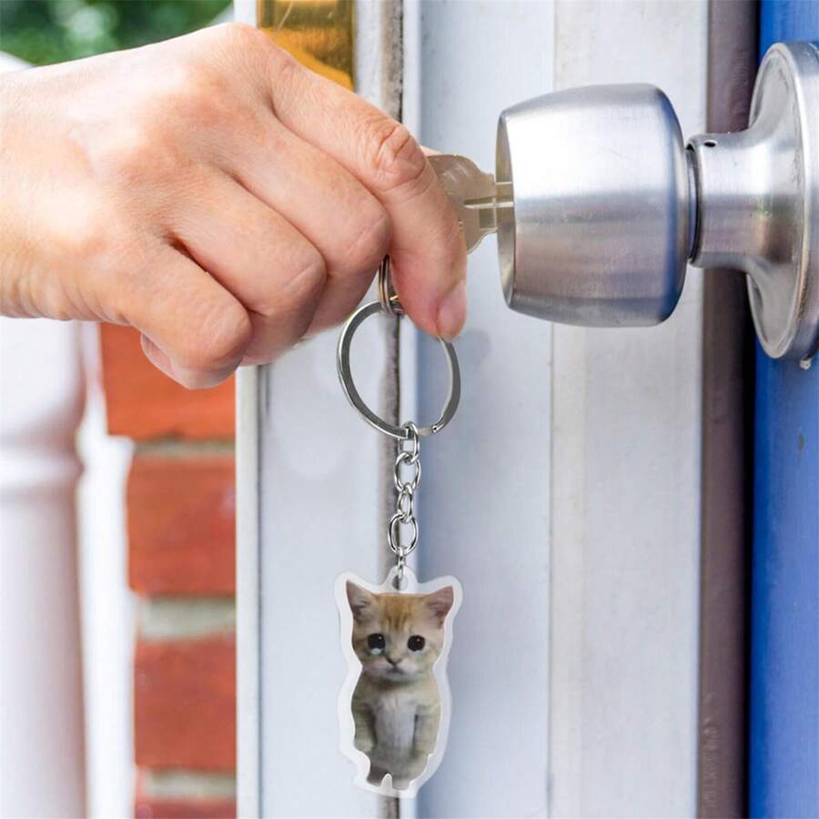 1pc Creative Meme Acrylic Keychain Pendant Funny Backpack Ornament ...