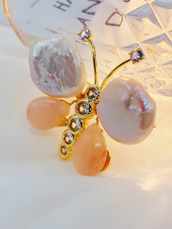 1pc New Design Pearl Brooch For Women, Fashion Jewelry, Exquisite ...