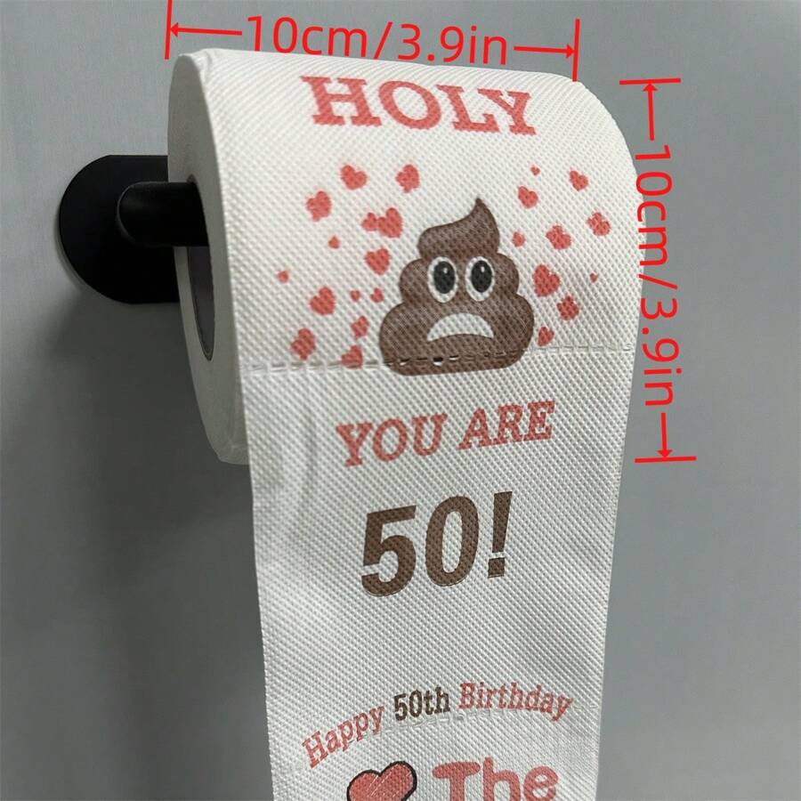 1pc Birthday Napkin Poop Pattern 16 Years Old 18 Years Old 30 Years Old ...