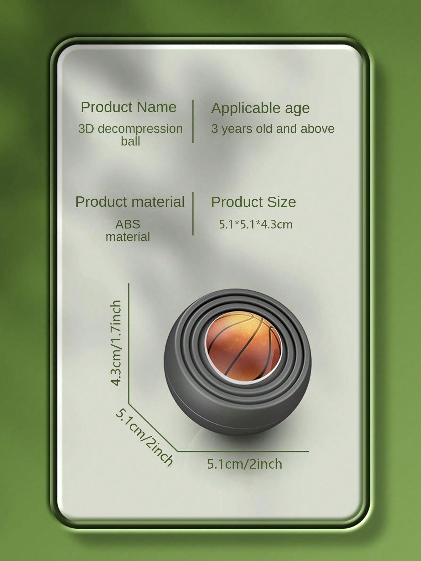 3d Decompression Ball, 3d Infinite Flip Decompression Ball New Way ...