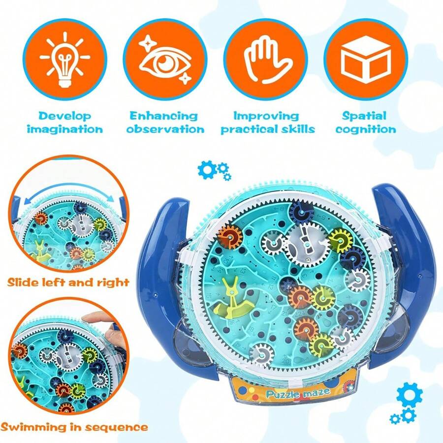 Mind Puzzles For Kids Ages 4-8: 3D Gravity Maze Game Brain Teaser ...