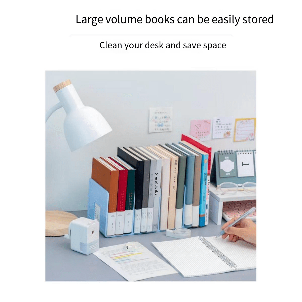 1pc Plastic Four Sections Desktop Bookshelf For Students' Books Storage ...