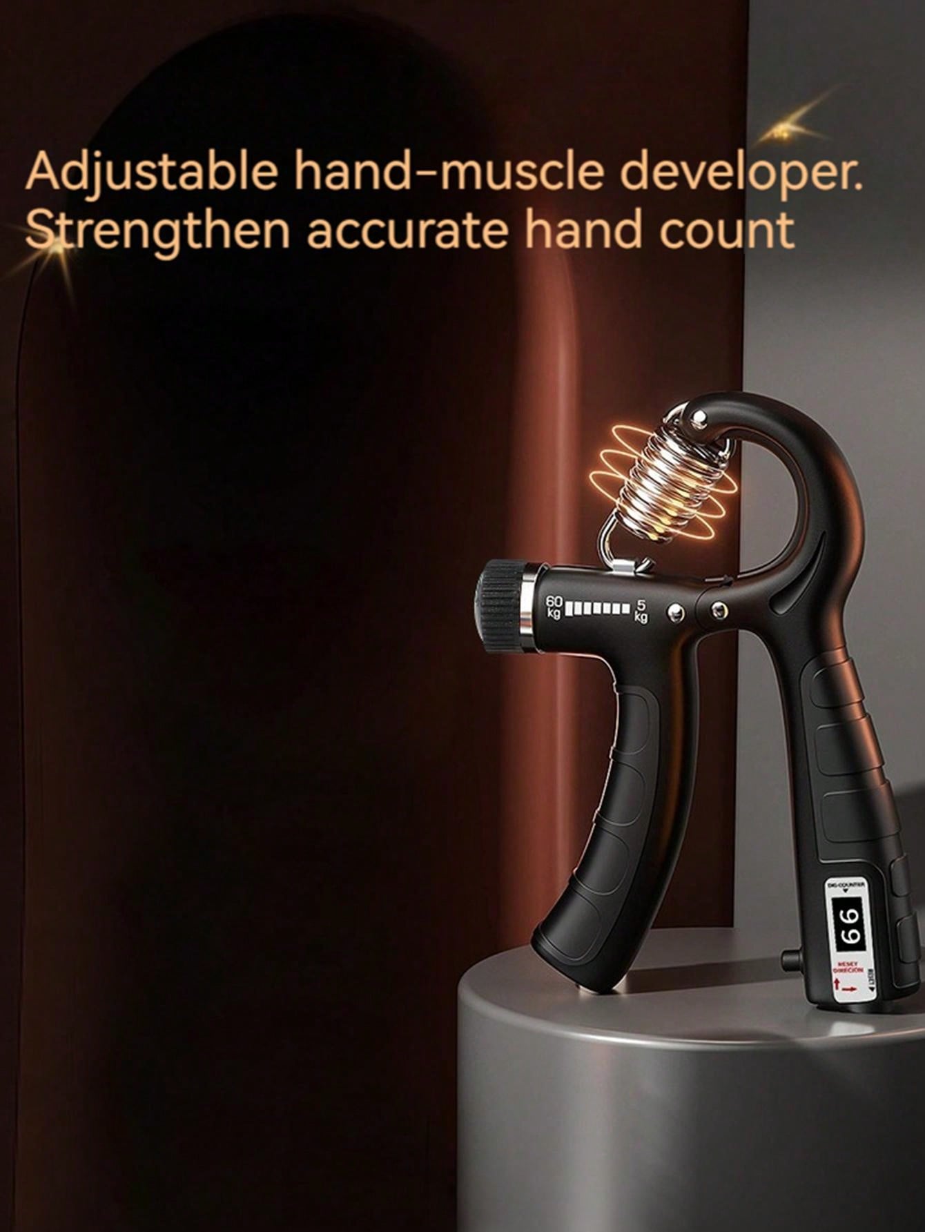 1pc Fitness Counting Gripper Fitness Adjustable Gripper Finger ...