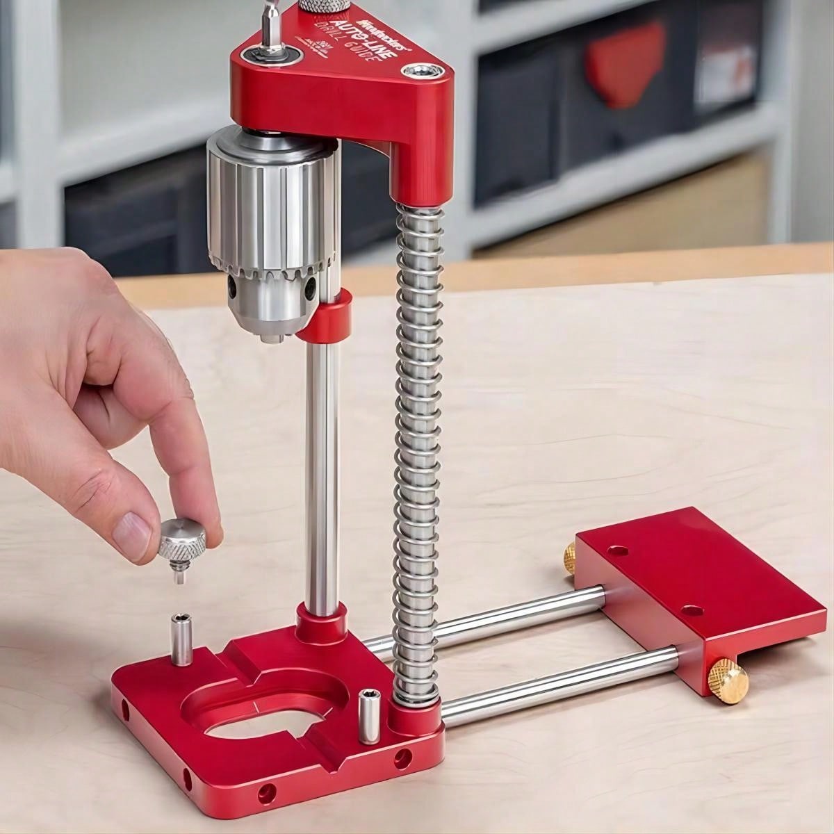 Metal Drill Hole Locator Portable Woodworking Straight Hole Positioning ...