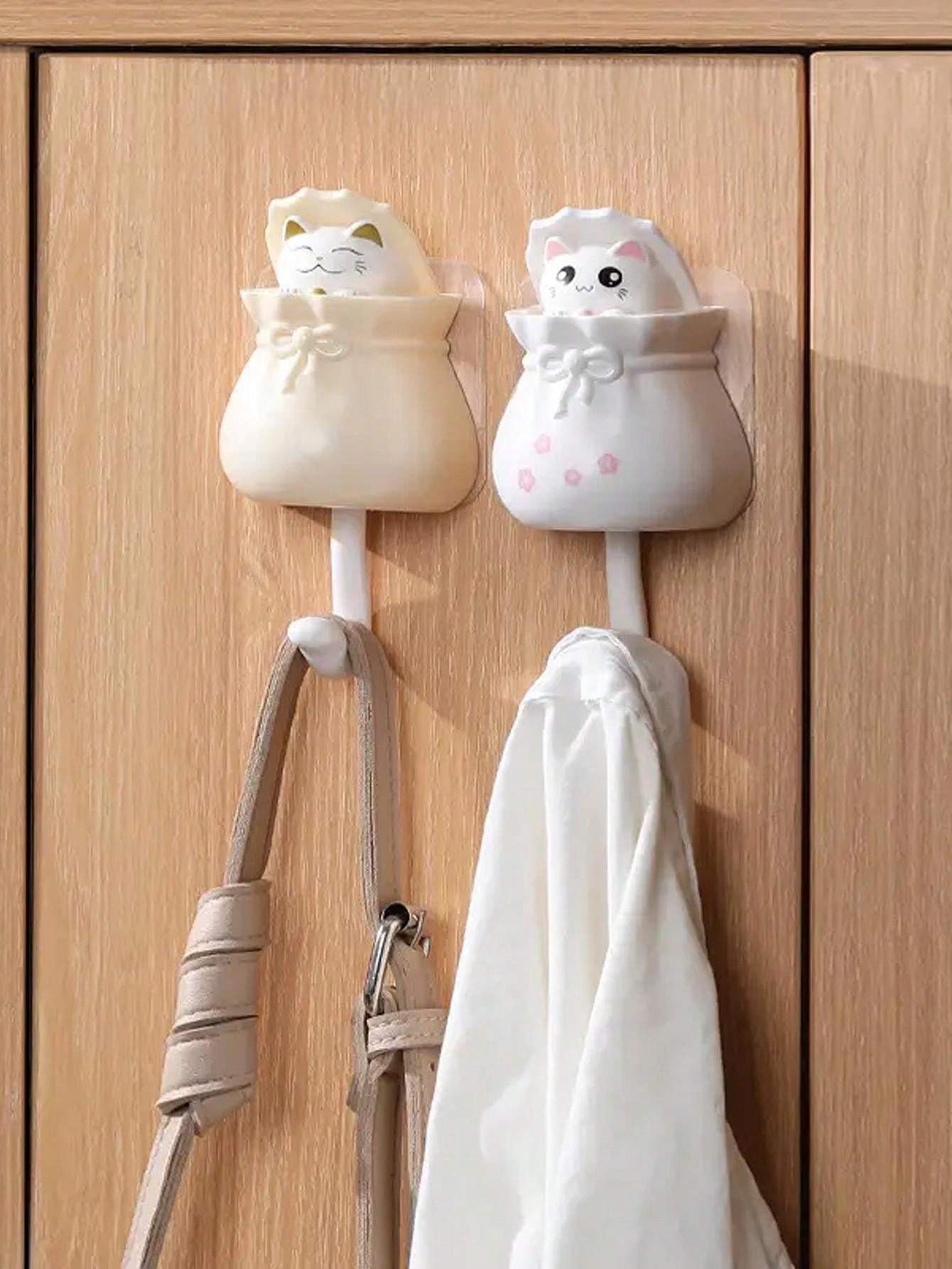 1 Pièce Crochet De Sac Chanceux Créatif Avec Un Adhésif Fort, Pas ...