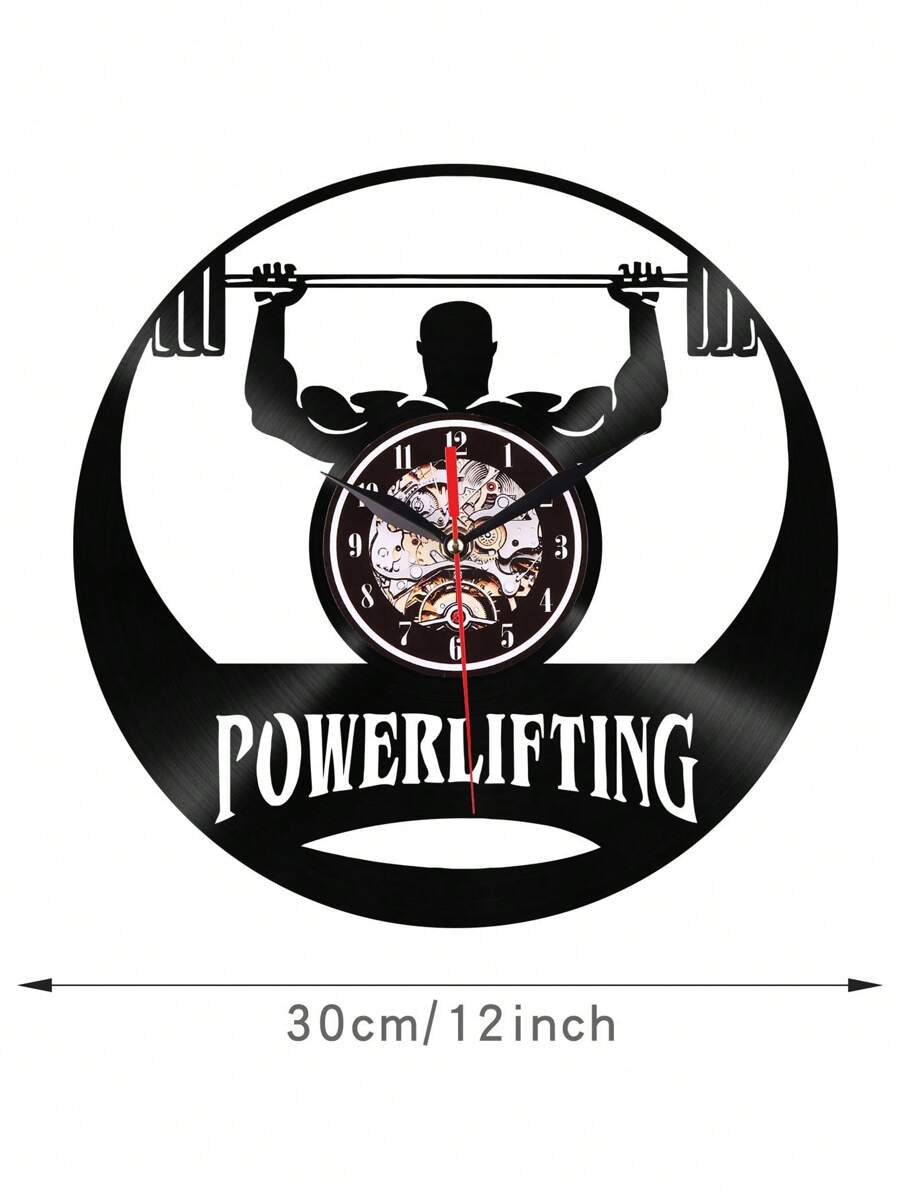 1 Pc, Vinyl Record Wall Clock. Seven Color LED Light With Remote ...