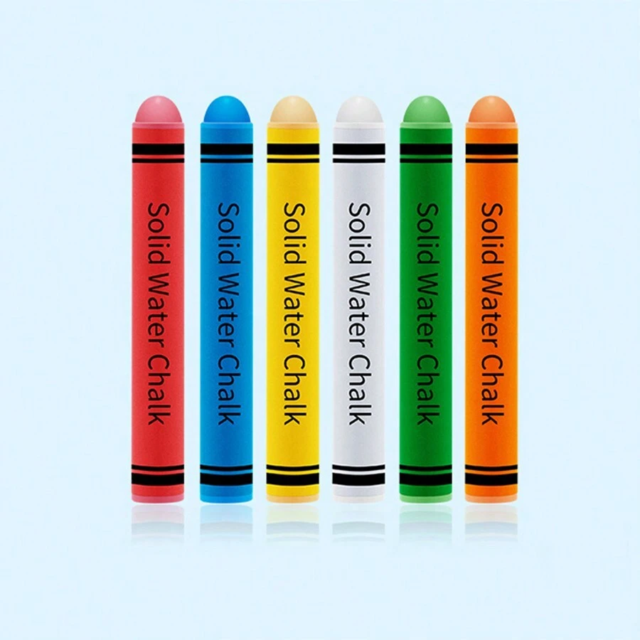 6pcs Colorful Chalks For Whiteboard Art Tool, Suitable For Chalkboard ...