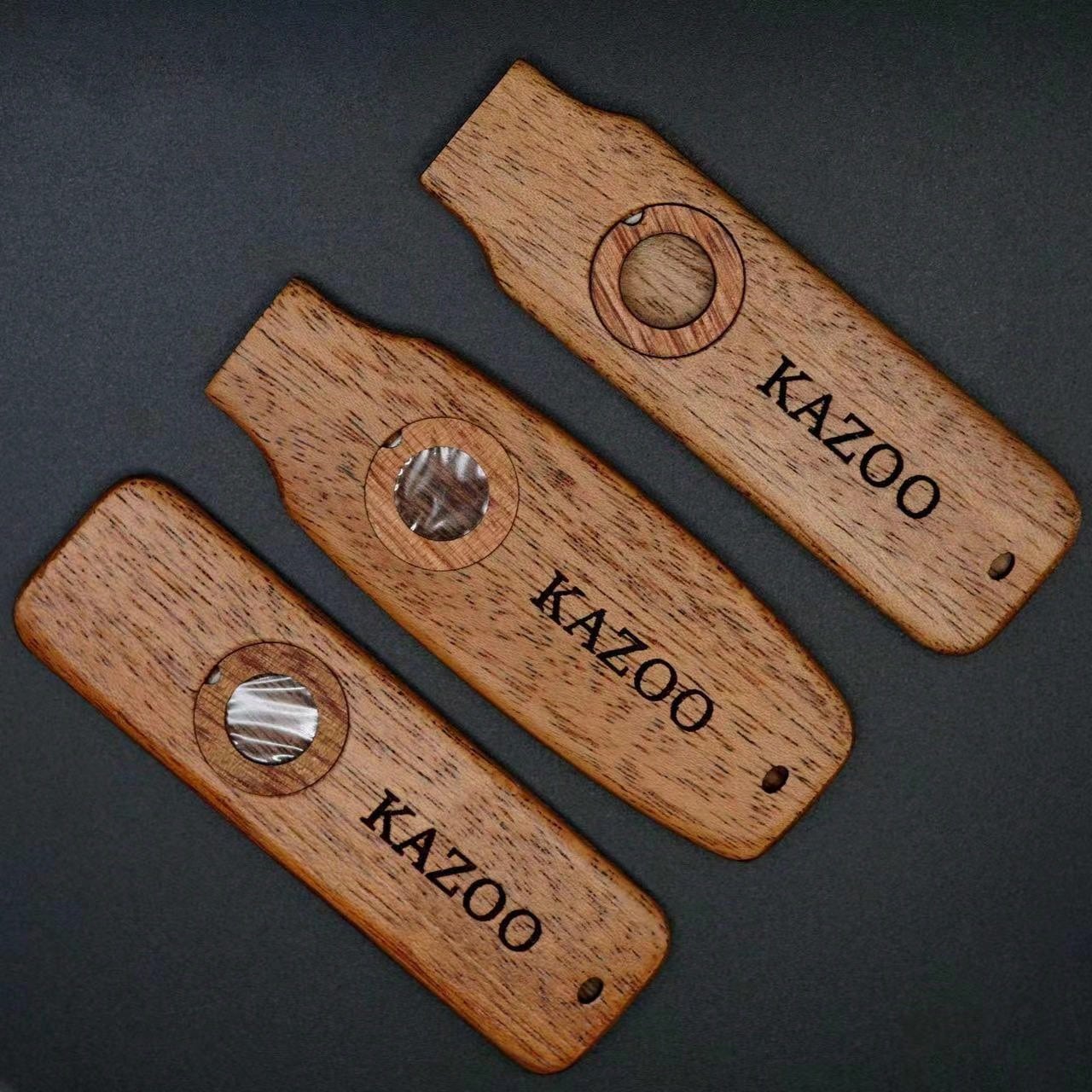 1 Pc Wooden Kazoo Flute Playing Accompaniment Wooden Pronunciation ...