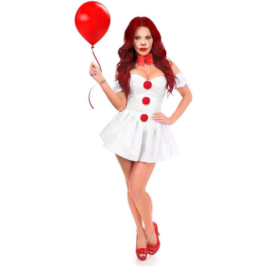 Daisy Corsets Top Drawer 3 Pc Killer Clown Corset Costume Shein Usa