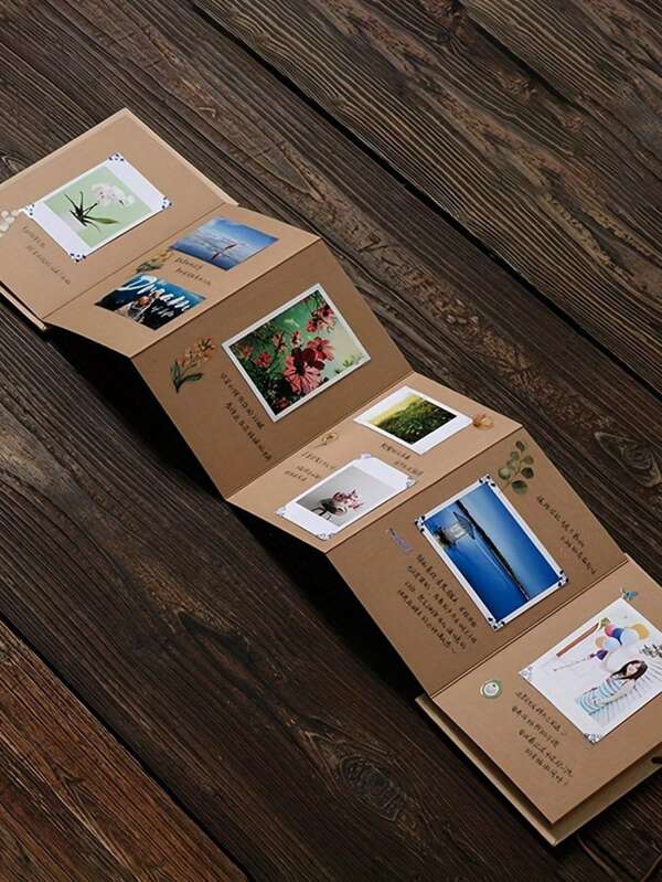 Diy Vintage Foldable Photo Album, Creative And Personalized Gift Idea ...