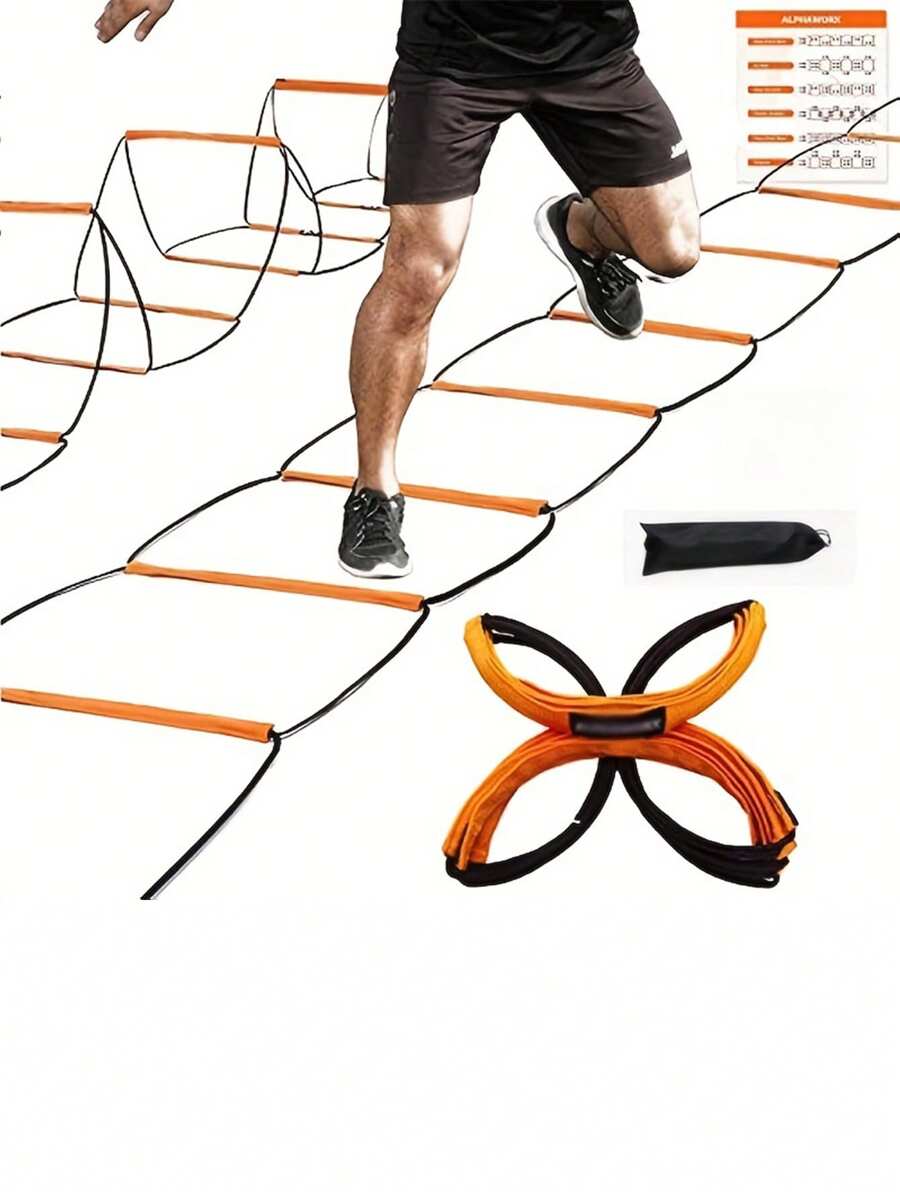 1pc Foldable & Adjustable Butterfly Agility Ladder, Portable And ...