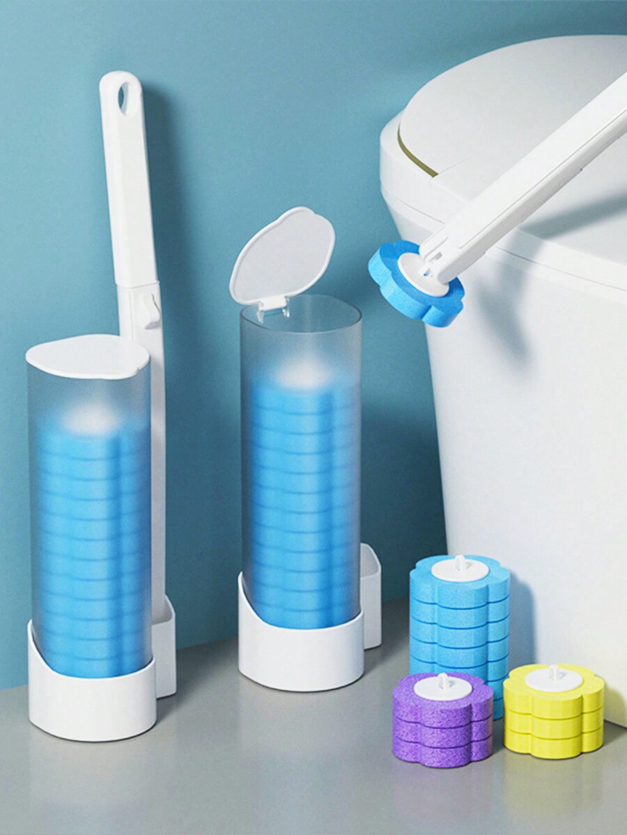 Disposable Toilet Cleaning Wand Kit, Portable Toilet Brush, Toilet Wand ...