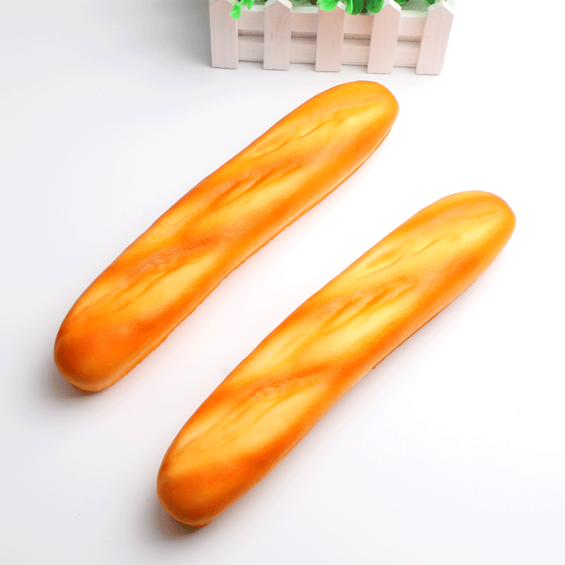 PU Simulation Feel Long Bread Long Bread Bread Bun Toast Mantou Food ...
