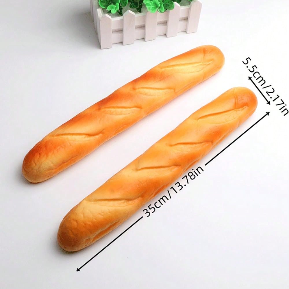 PU Simulation Feel Long Bread Long Bread Bread Bun Toast Mantou Food ...
