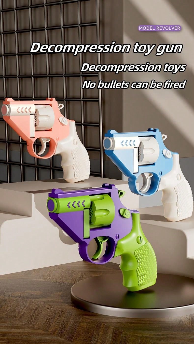 Purple Revolver Carrot Gun Smashing Cannon Gravity Pistol Genuine ...