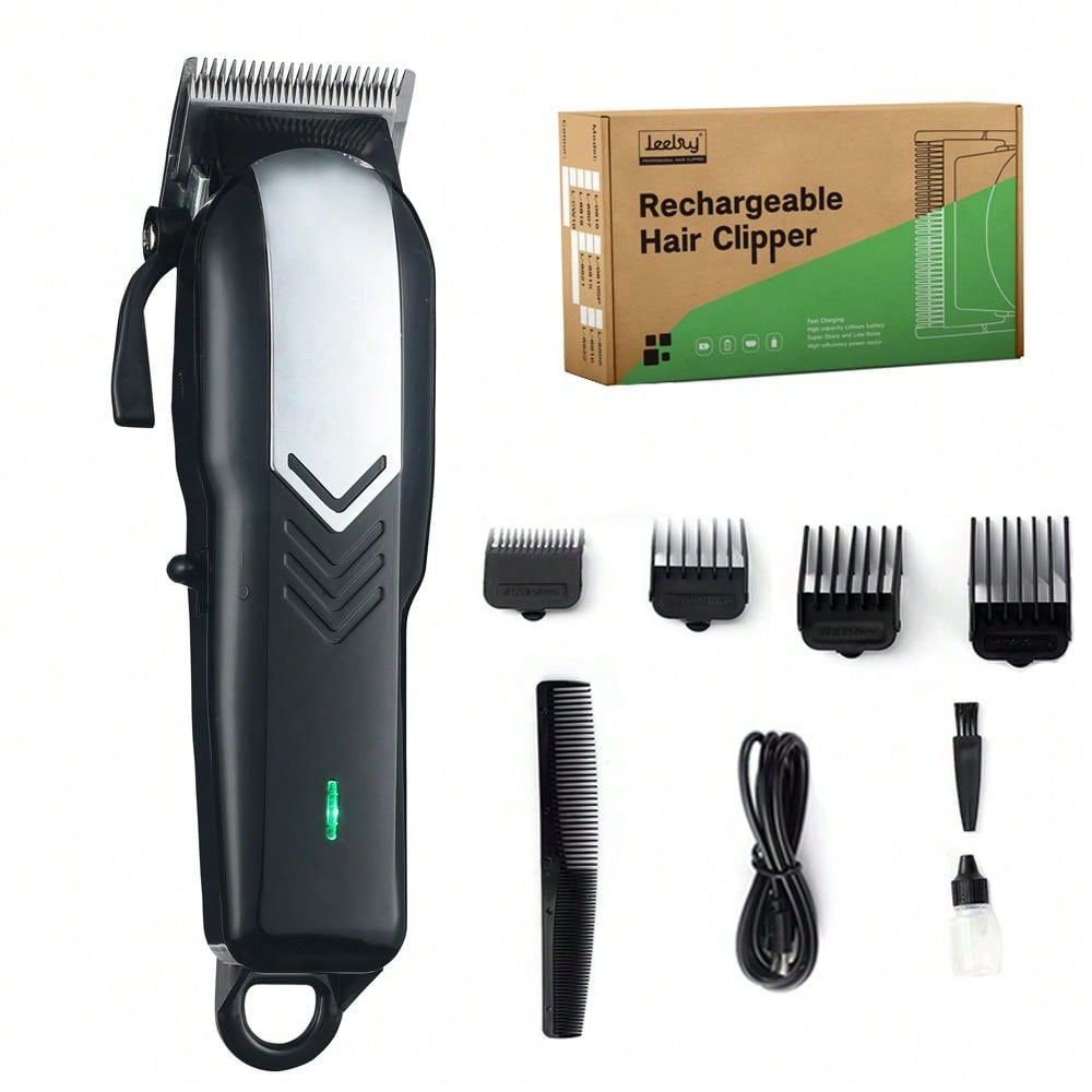 2000mah Led Display Classic Hair Clipper, Rechargeable Hair Trimmer ...
