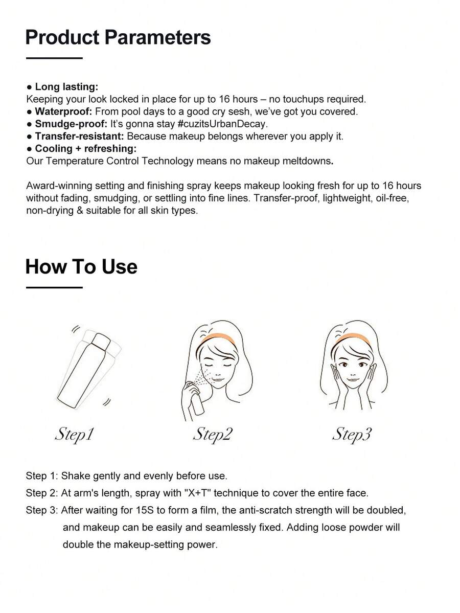 Urban Decay All Nighter Ultra Matte Long Lasting Makeup Setting Spray 3 ...