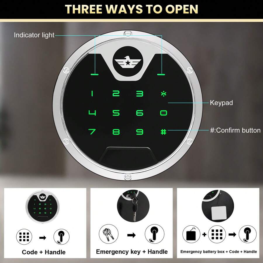Electric Rifle Gun Safes, Digital Keypad For Home Rifle And Pistols ...