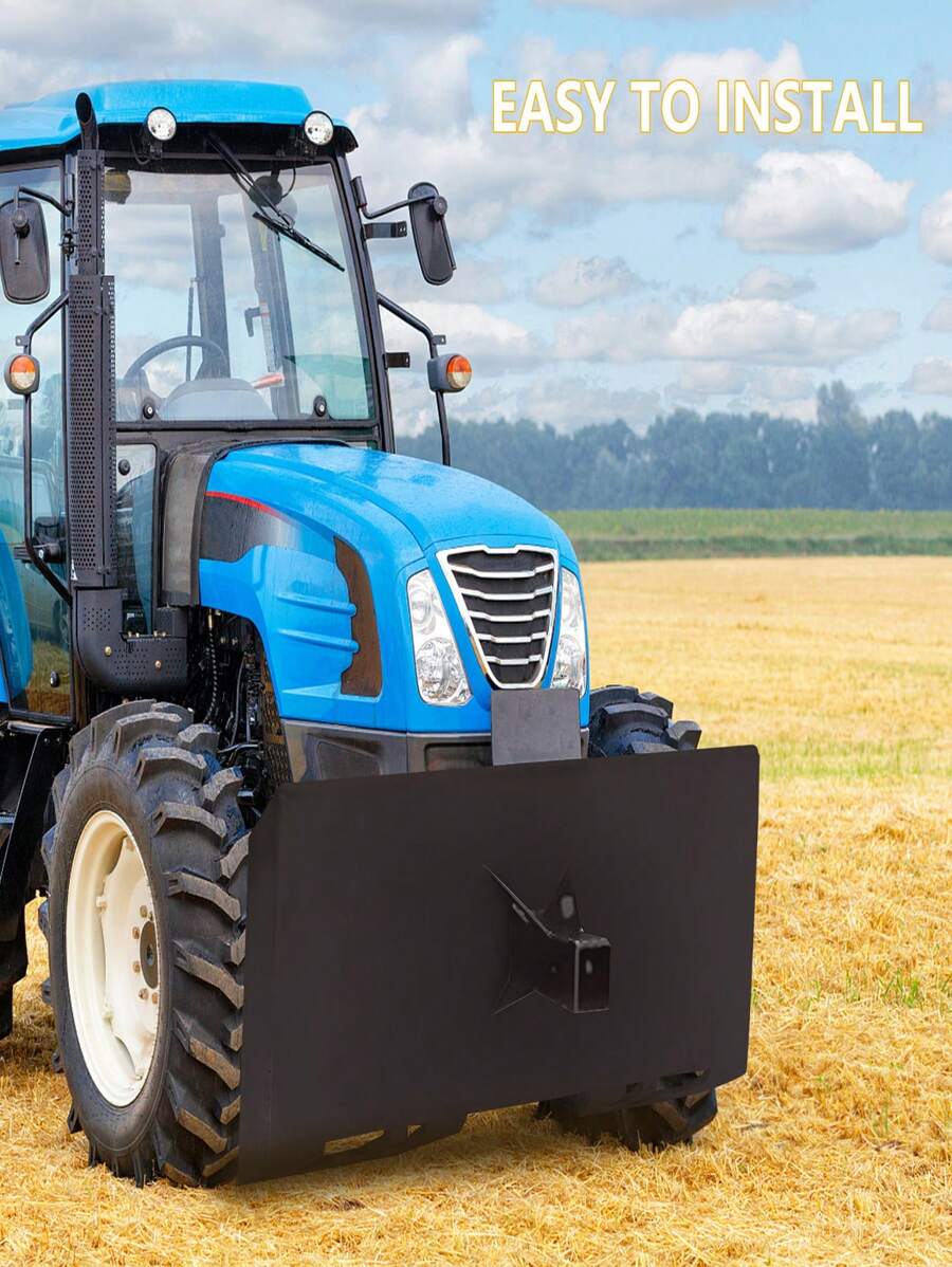 Fulvari 1/4" Skid Steer Mount Plate, Steel Quick Attachment Loader ...