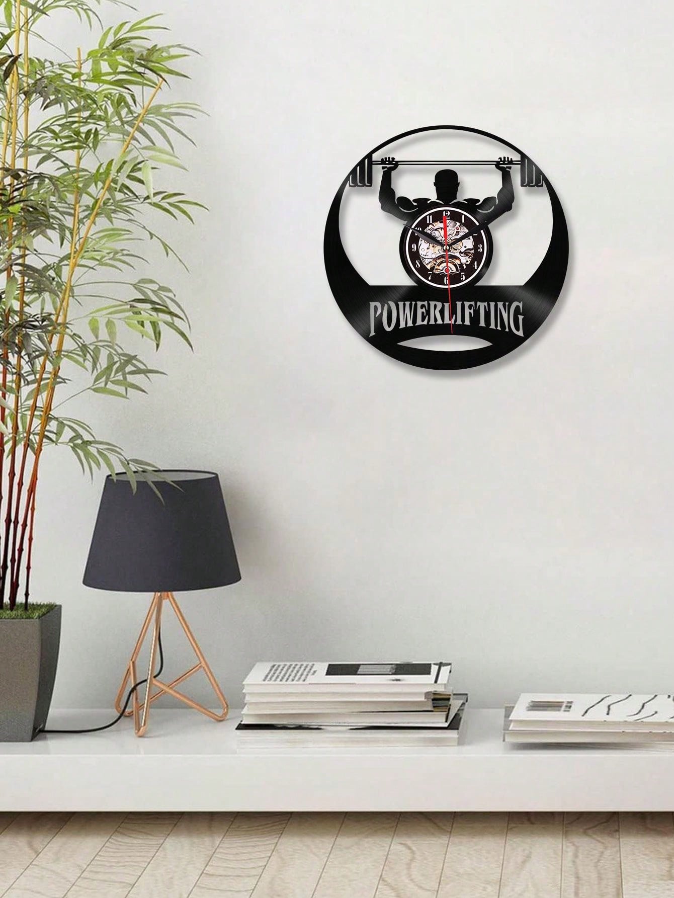 1 Pc, Vinyl Record Wall Clock. Seven Color LED Light With Remote ...