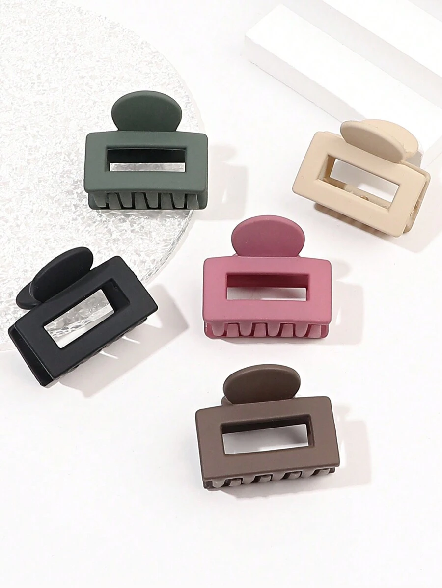 5-Piece Set Of Autumn And Winter Dark Morandi Color Frosted Solid Color ...