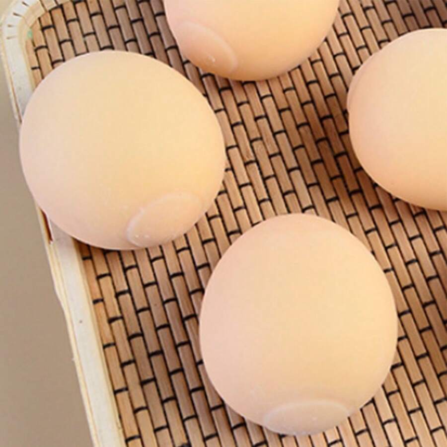 Stress Reliever Slow Rebound Squishy Mesh Egg Toy Flour Egg Replicas ...