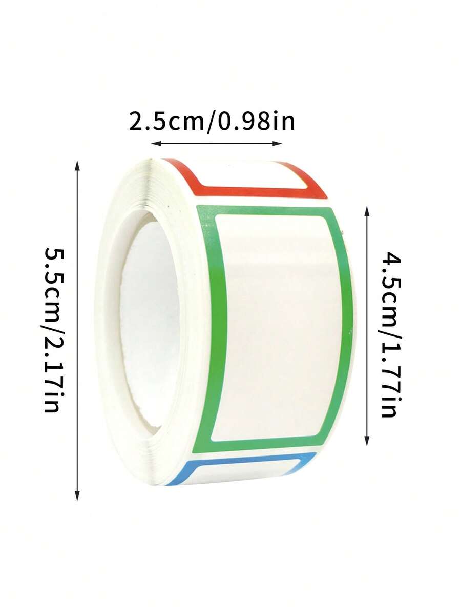 Colorful Blank Stickers Handwritten Marks Rolled Classification Marks ...